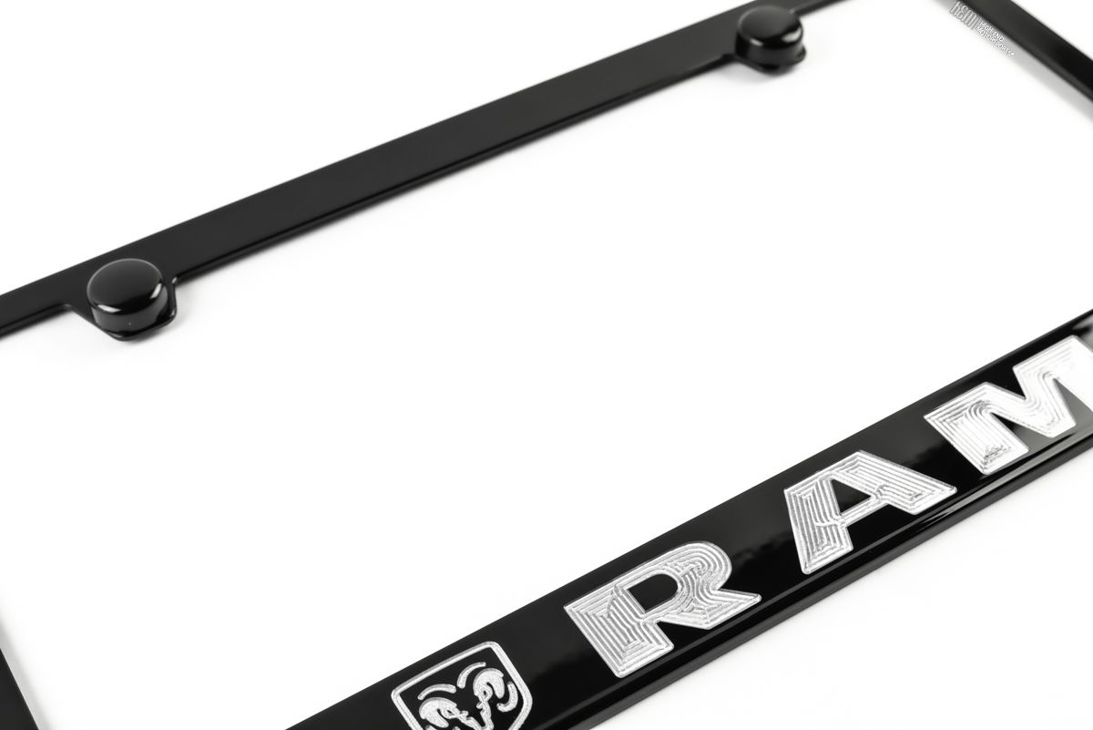 RAM 1500 2500 3500 Enraved License Plate Frame