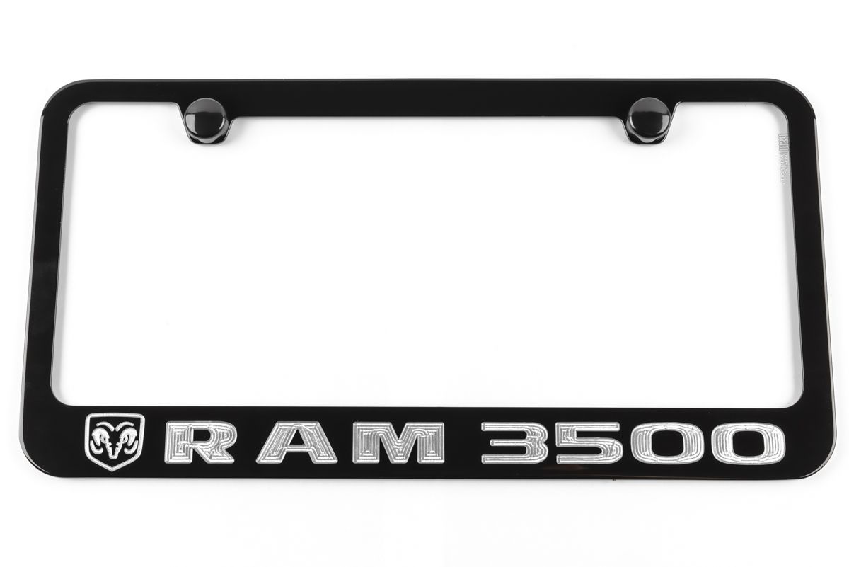 RAM 1500 2500 3500 Enraved License Plate Frame