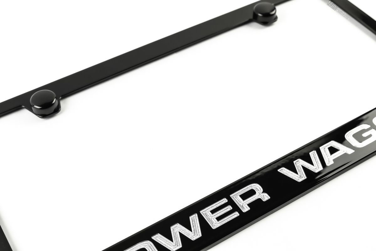 Ram Power Wagon Engraved License Plate Frame