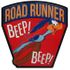 Road Runner Looney Tunes Beep Embossed Tin Decorative Sign - 12 Inch