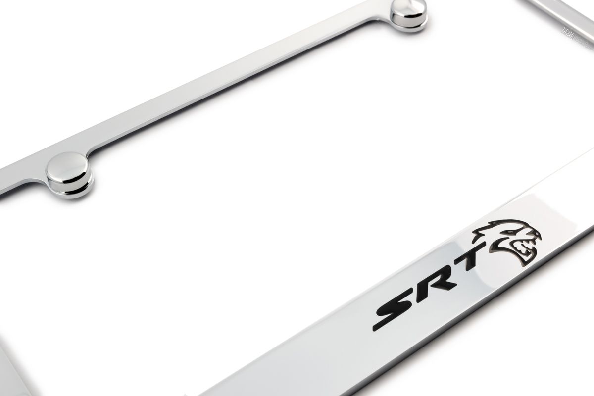 SRT Hellcat Engraved License Plate Frame - Choose Colors
