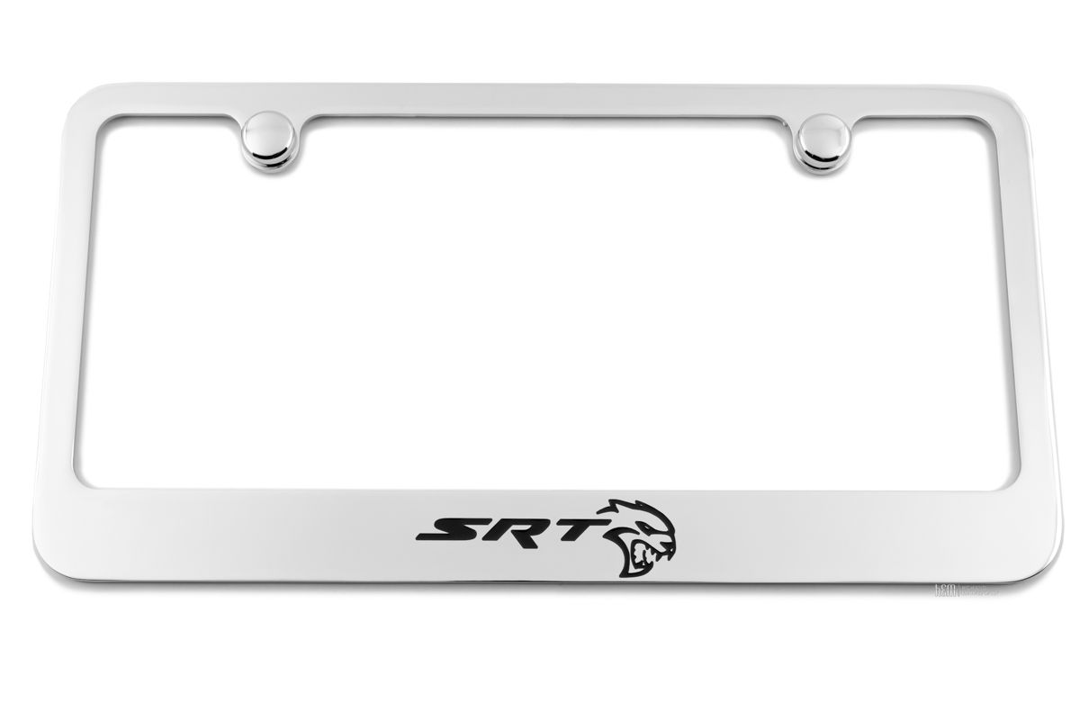 SRT Hellcat Engraved License Plate Frame - Choose Colors
