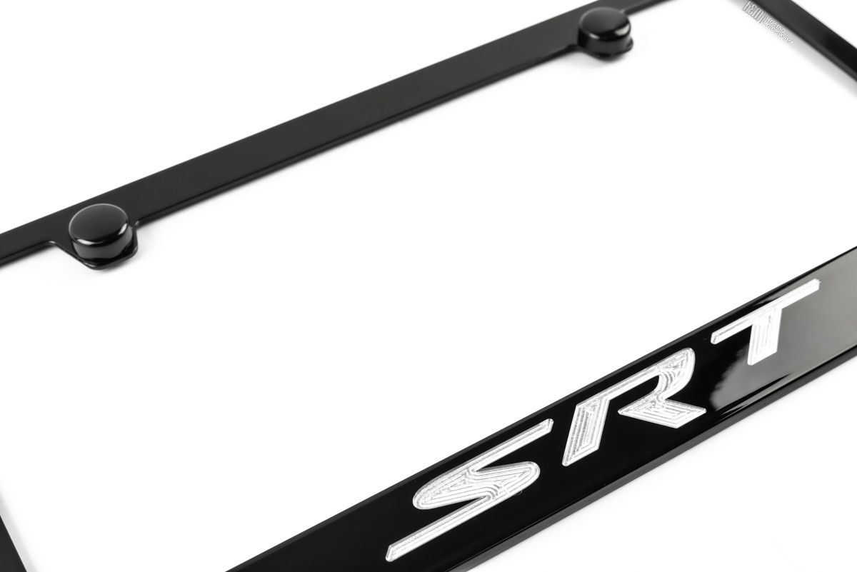 SRT Engraved License Plate Frame