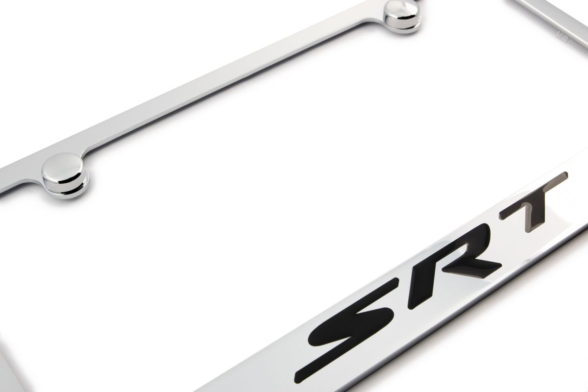 SRT Engraved License Plate Frame