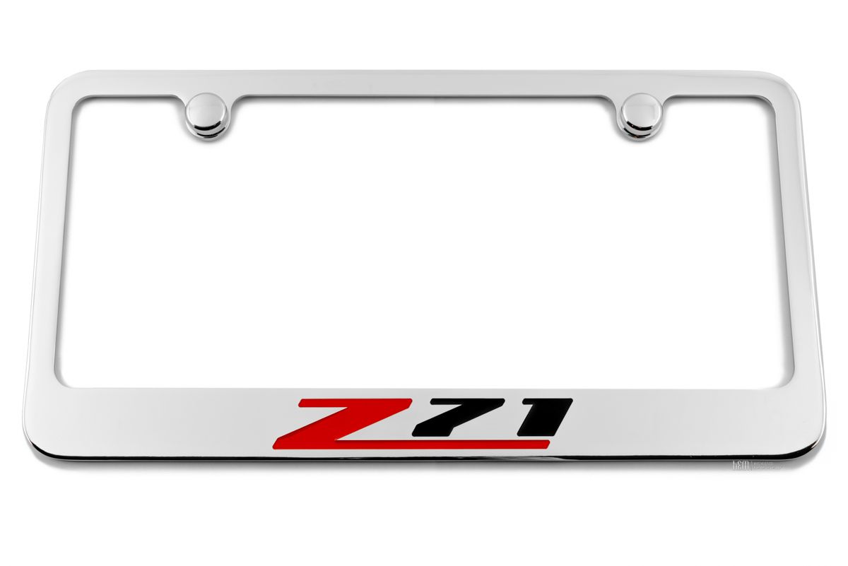 Z71 Engraved License Plate Frame
