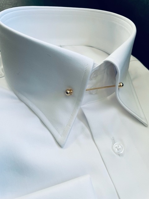 Axxess White Tie Pin Dress Shirt