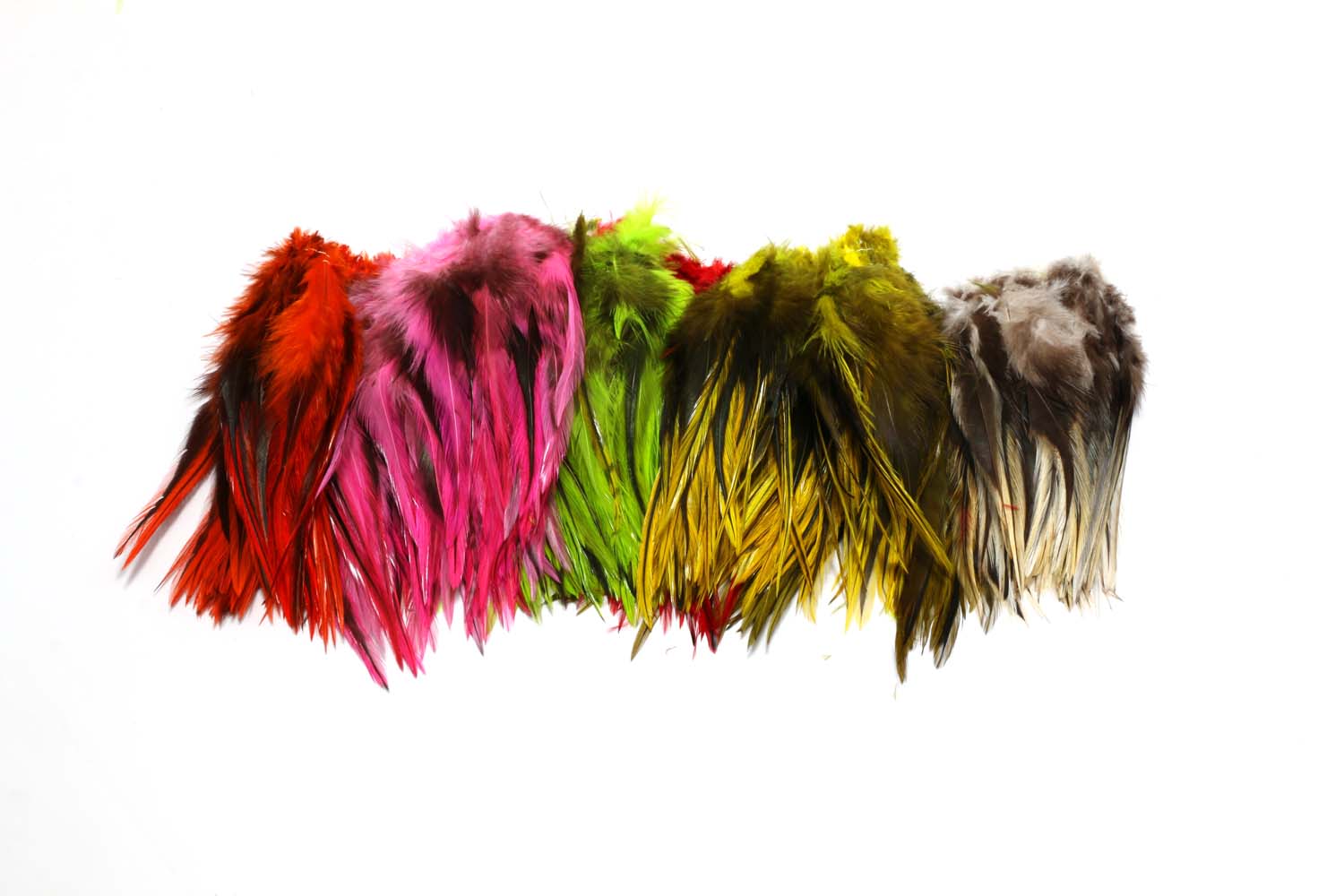 Badger Saddle Hackle - Rooster Feather for Fly Tying