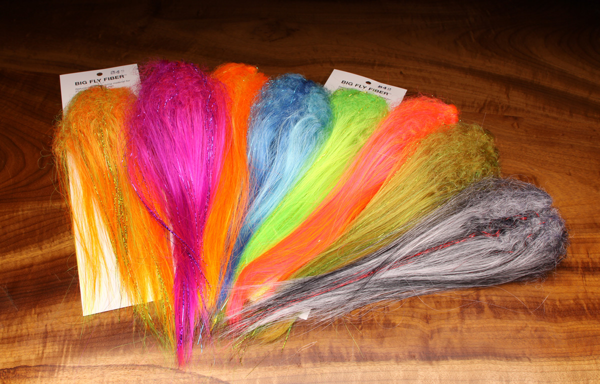 Big Fly Fiber With Curl - Hedron Big Fly Fiber