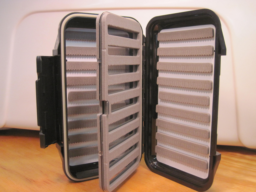 Caddis Fly Logo Large Waterproof Slit Foam Fly Boxes|Waterproof Foam ...