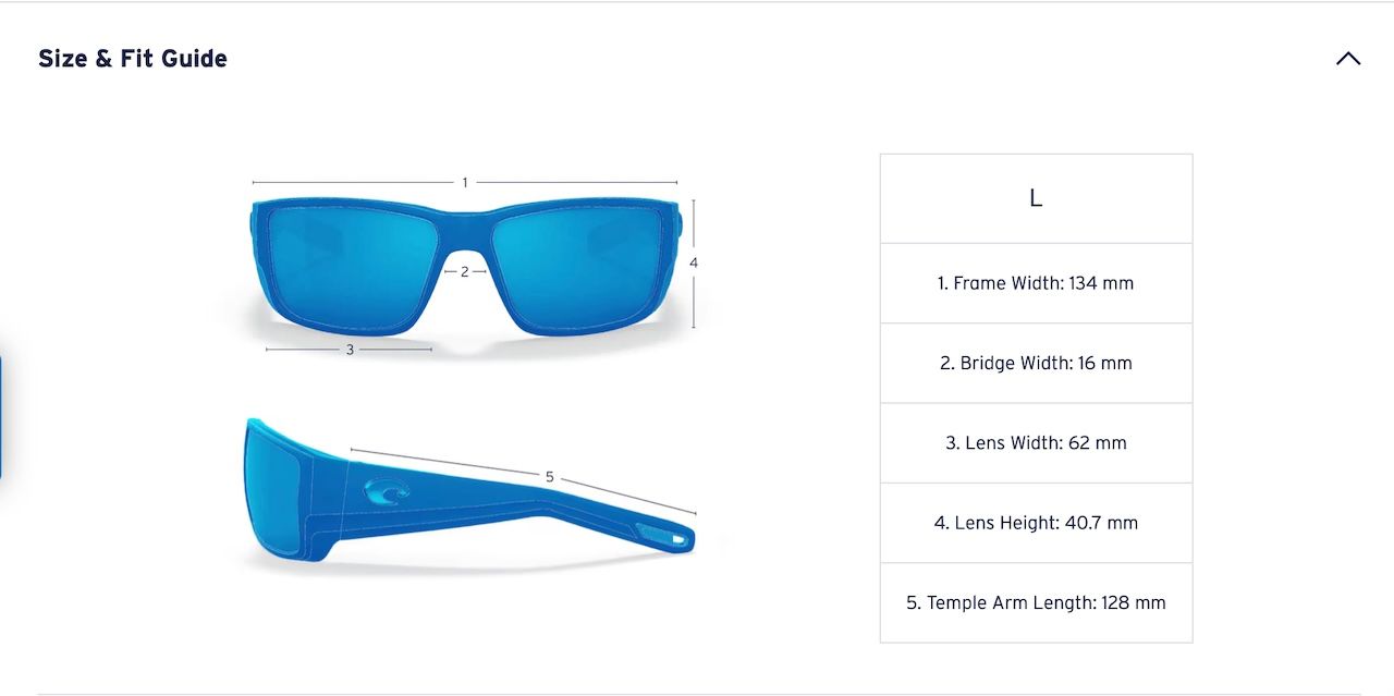 Costa Del Mar Jose Pro Polarized Sunglasses - Polarized Fishing Glasses