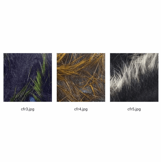 Crosscut Frost Tip Rabbit Strips|Rabbit Strips for fly tying