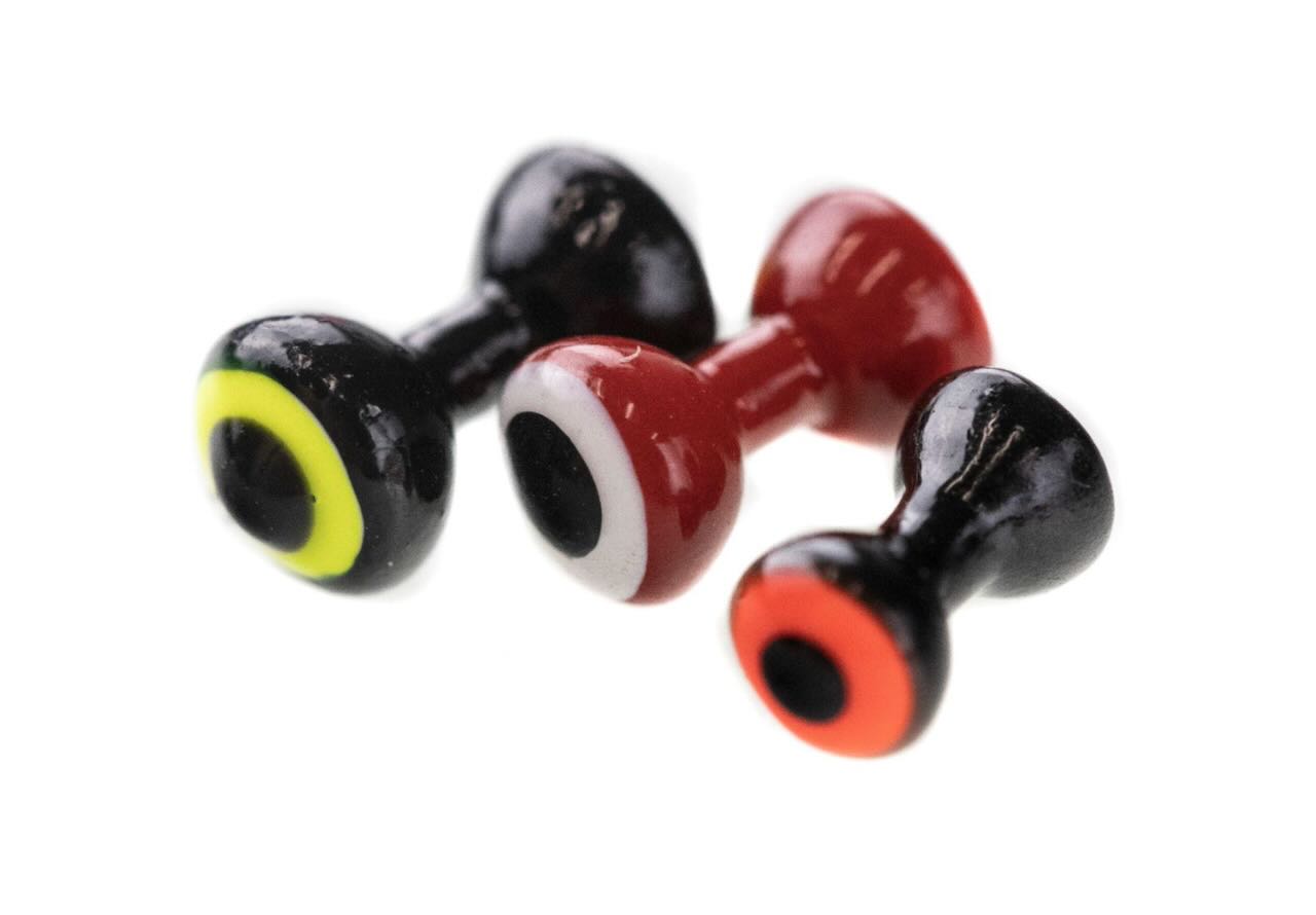Hareline Double Pupil Lead Eyes - Lead Eyes for fly tying
