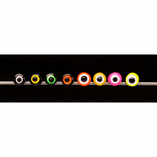 Hareline Double Pupil Lead Eyes - Lead Eyes for fly tying