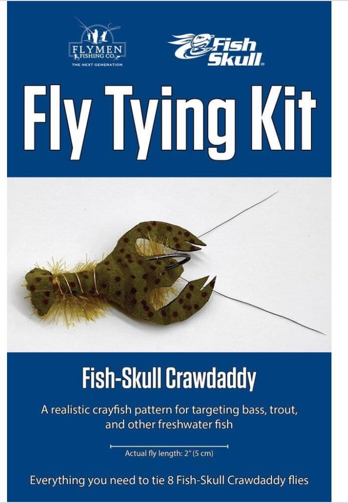 Fish Skull Crayfish Crawdaddy Fly Tying kit - Fly Tying Kits