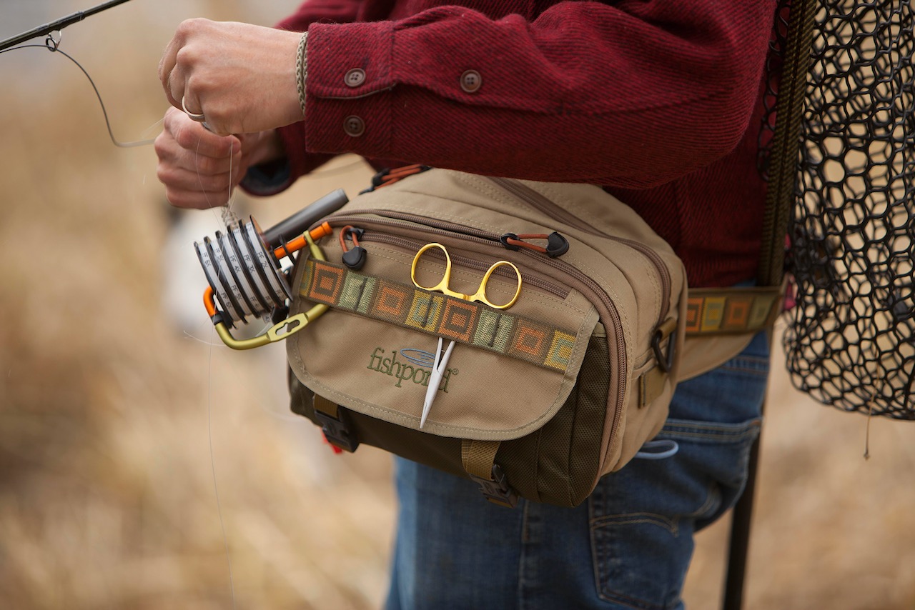 Fishpond Blue River Chest/Lumbar Pack Waxed Canvas - Fishpond Chest ...