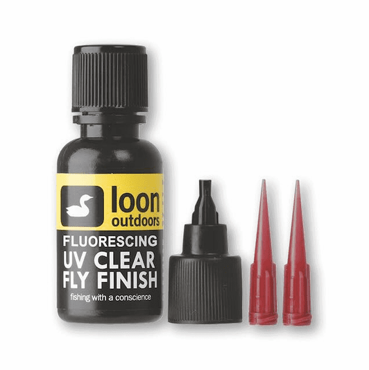 Loon Fluorescing Clear Hard Head Tying Cement - Loon Fly Tying Head Cements