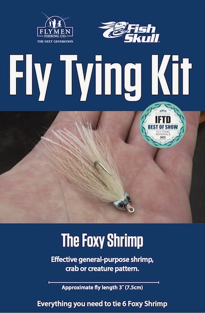 Foxy Shrimp Fly Tying Kit - Flymen Fishing Fly Tying Kits