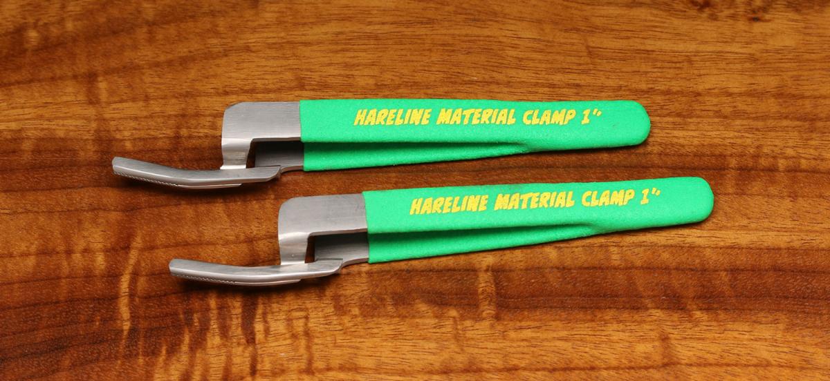 Hareline 2" Long Material Clamp Set - Fly Tying Tools