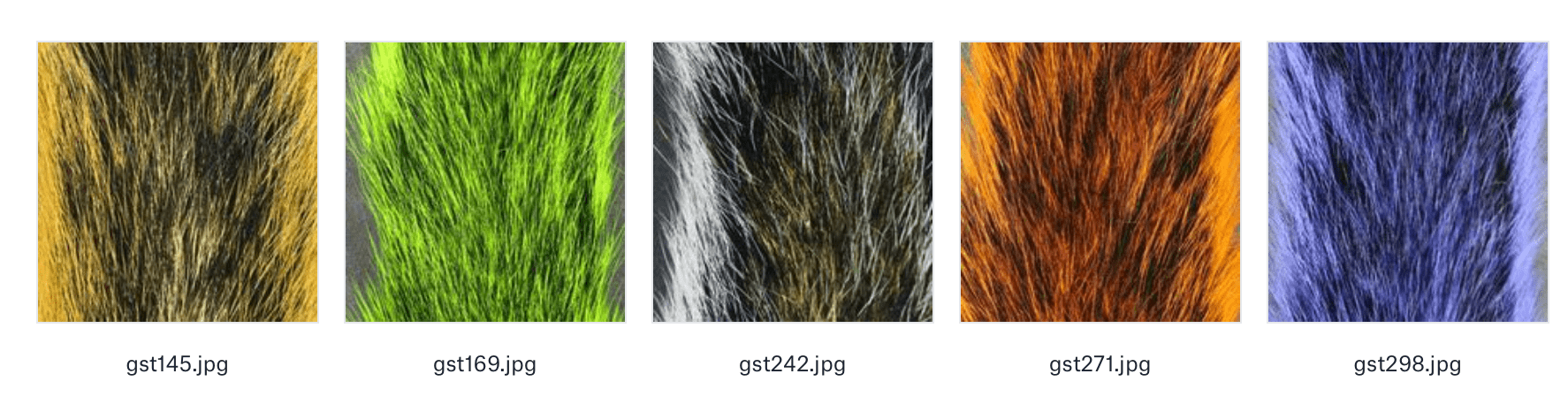 Grey Squirrel Tails - Hair and fur Fly Tying Materials