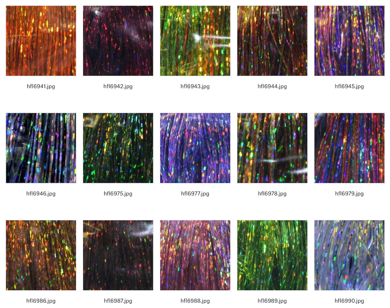 Holographic Flashabou - Fly Tying Materials