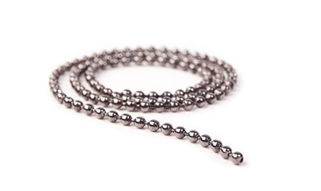 Hareline Stainless Steel Bead Chain Eyes