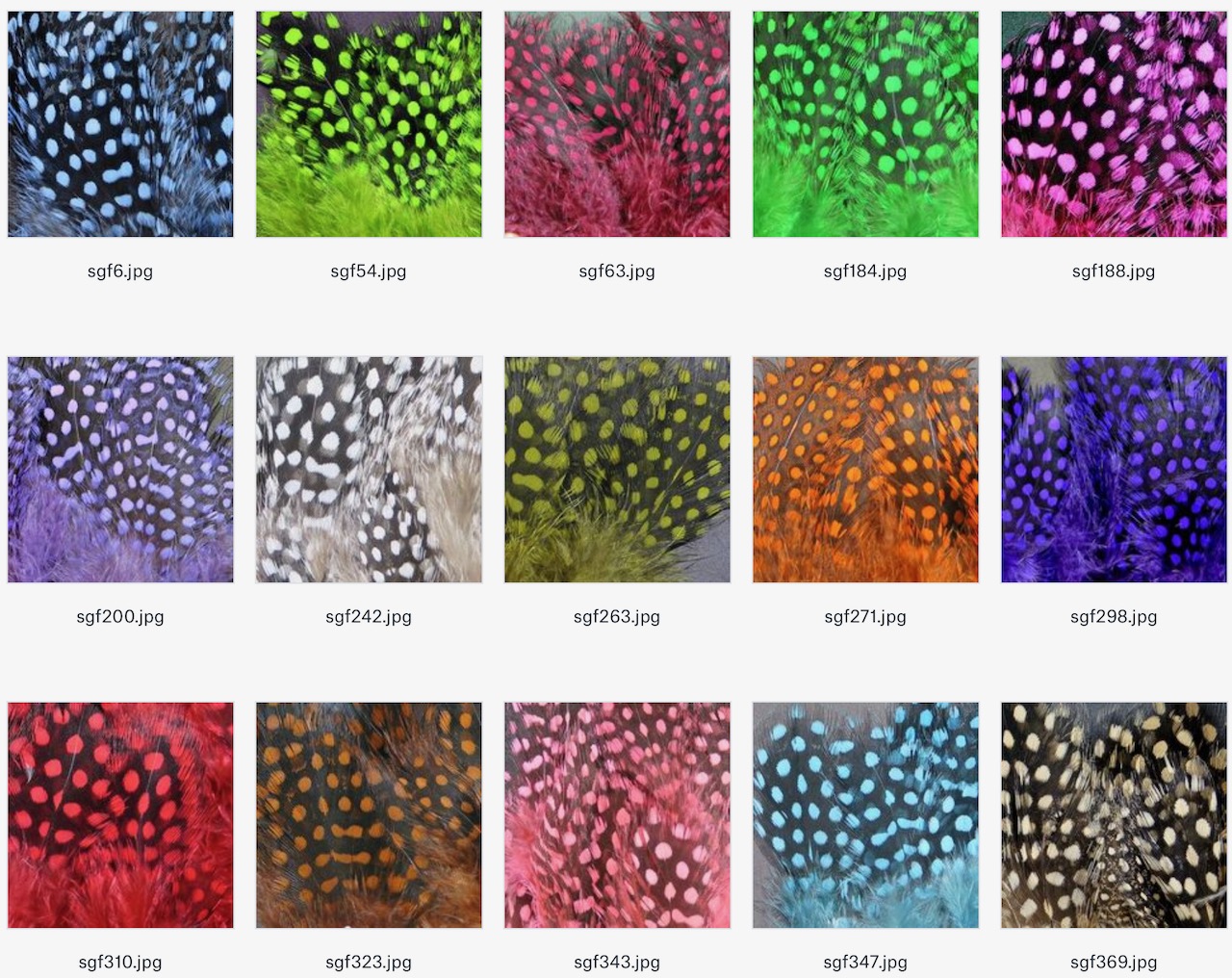 Hareline Strung Guinea Feathers - Fly TyingSupplies & Materials