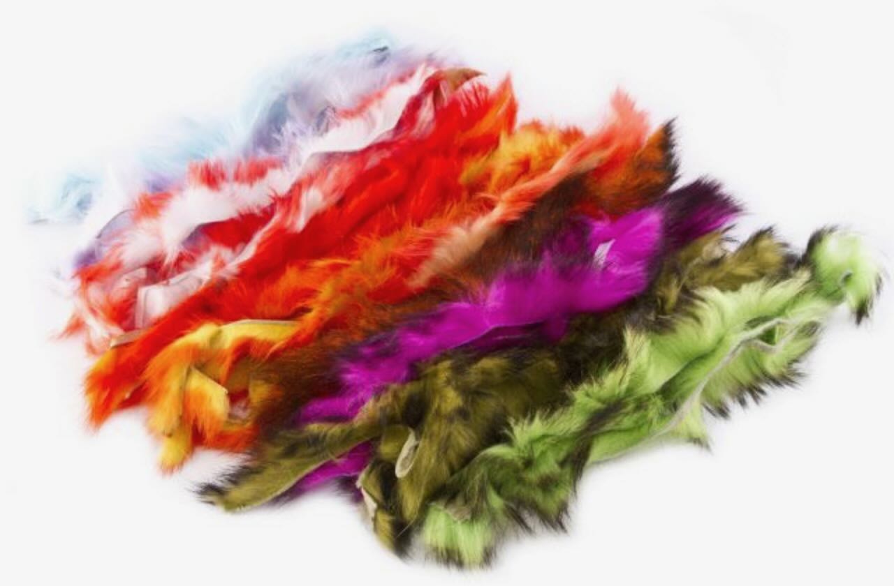 Two-Toned Rabbit Strips - Fly Tying Materials