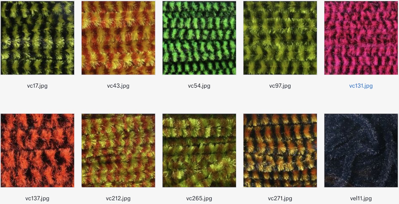 Variegated Chenille|Fly Tying Supplies and Materials from the Caddis ...