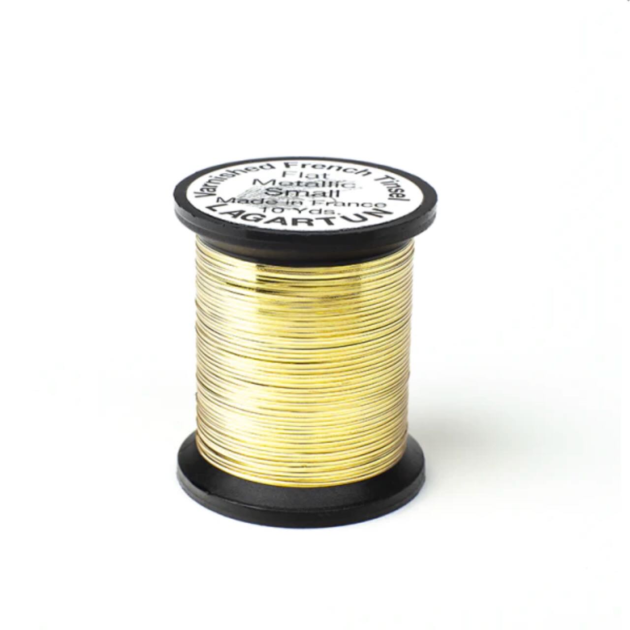 Lagartun Flat Tinsel - Metal Flat French Tinsel