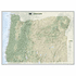 National Geographic Wall Map of Oregon