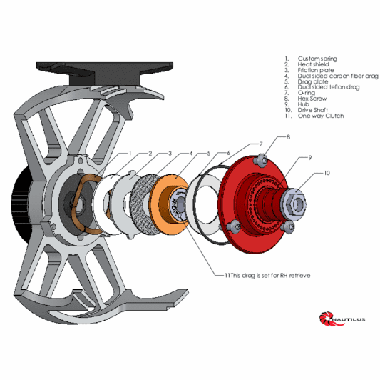 Nautilus X Series Fly Reel - Nautilus Fly Fishing Reels