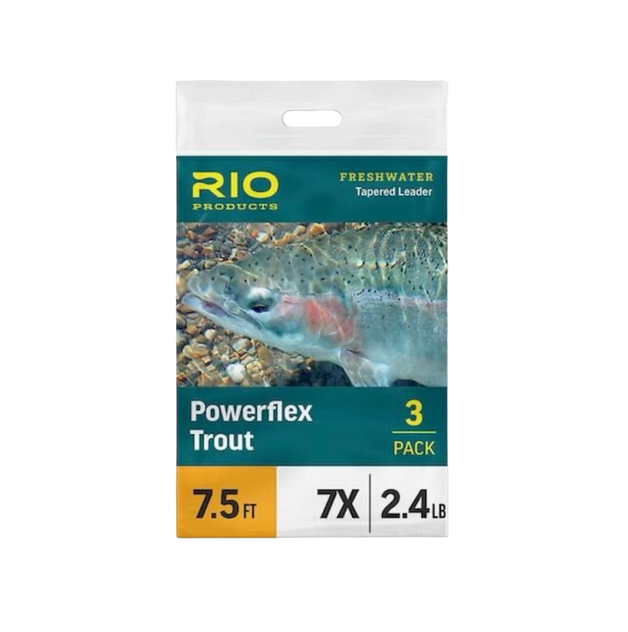RIO Powerflex Trout - 3 Pack Tapered Leader - Reviews & Sale Pricing on ...