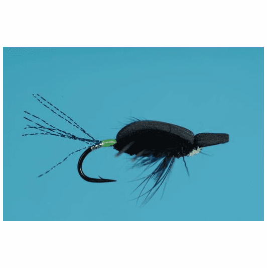 Ska-Opper Black: Summer Steelhead Dry & Skater Flies