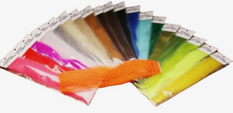 Strung Fuzzy Fiber - Fly Tying Materials