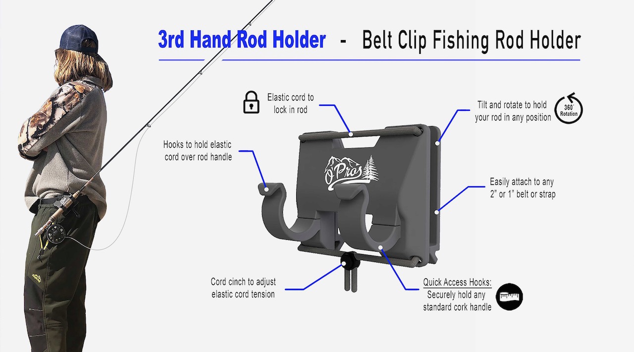 Third Hand Rod Holder - Fly Rod Holders