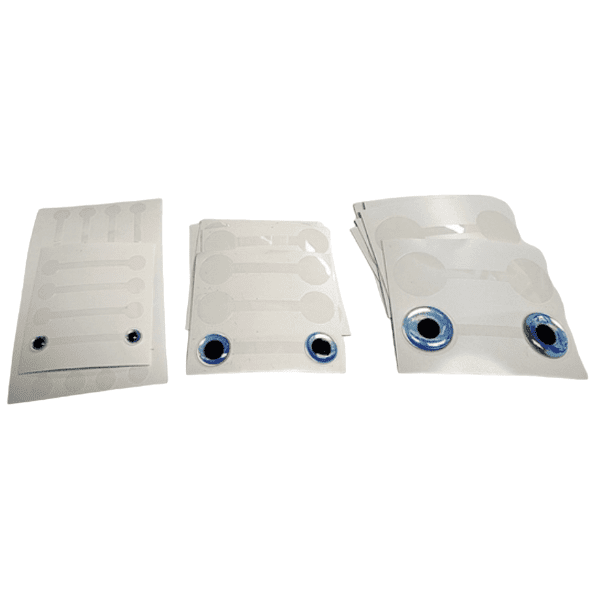 Tie in Fold Over Eye Tabs - Fly Tying Eyes