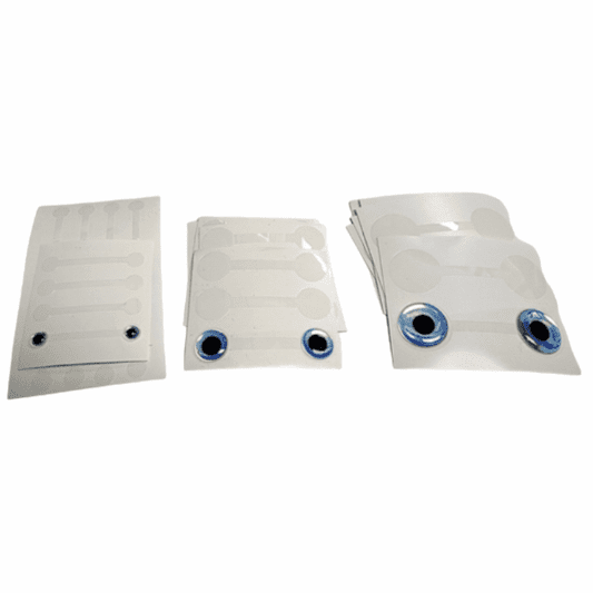 Tie in Fold Over Eye Tabs - Fly Tying Eyes