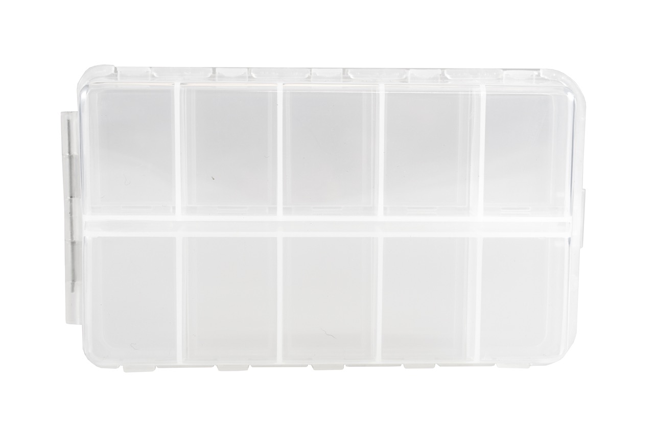Twenty Compartment Clear Poly Fly Box - Fly Boxes