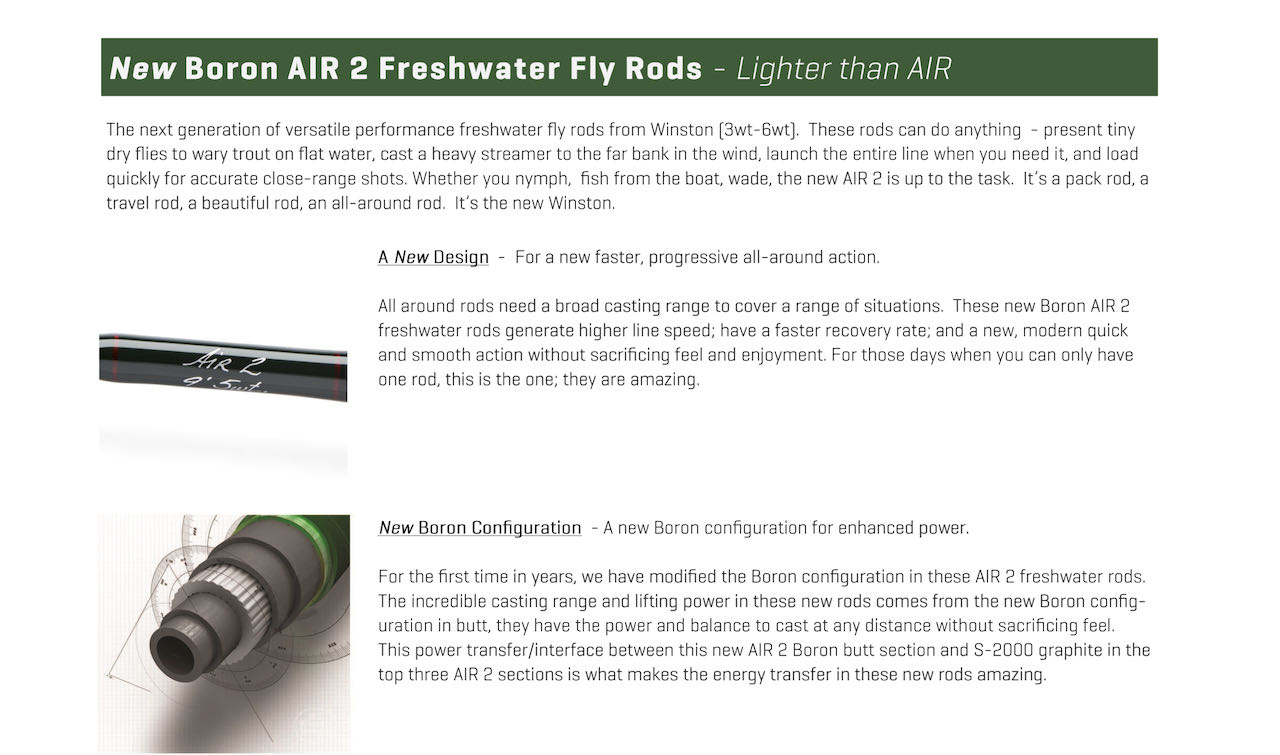 Winston Air 2 Fly Rods - Fly Rods