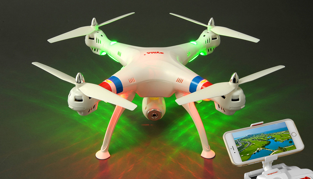 SYMA X8W WiFi FPV Headless Mode 2.4G 4CH Remote Control Quadcopter with HD 2MP Camera