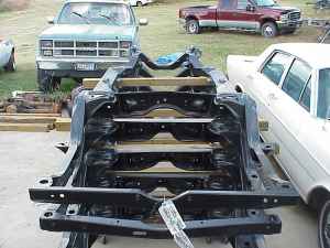 1967 Chevelle Convertible Frame Original Powder-Coated