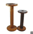 Loom Bobbins 2 Wood & Metal, Large