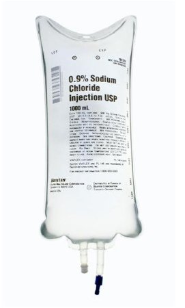 Baxter 0.9% Sodium Chloride Injection, USP, 1000mL | OBGYN Supply