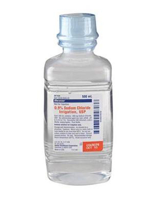 Baxter 0.9% Sodium Chloride Irrigation USP 500mL | OBGYN Supply
