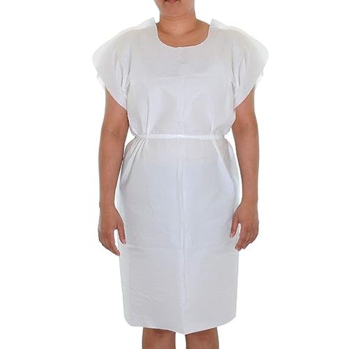 Dealmed 784081 Exam Gowns T/P/T 30" x 42" White | OBGYN Supply