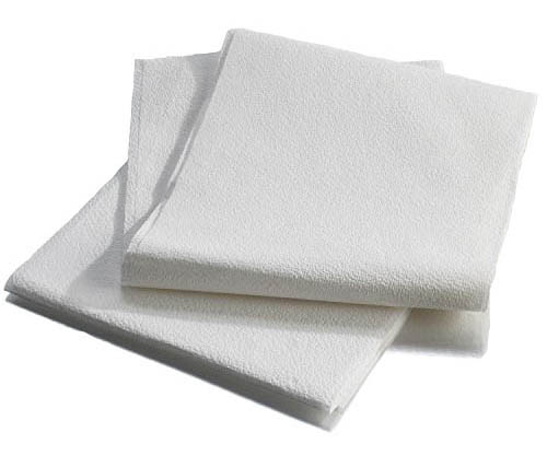Graham Premium 2-Ply Drape Sheets White 40" x 48"