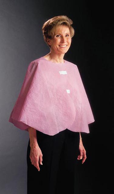 Graham Mauve Mammography Poncho Cape, 48" x 23" | OBGYN Supply