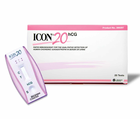 HemoCue Beckman-Coulter ICON-20 hCG Test Kit | OBGYN Supply