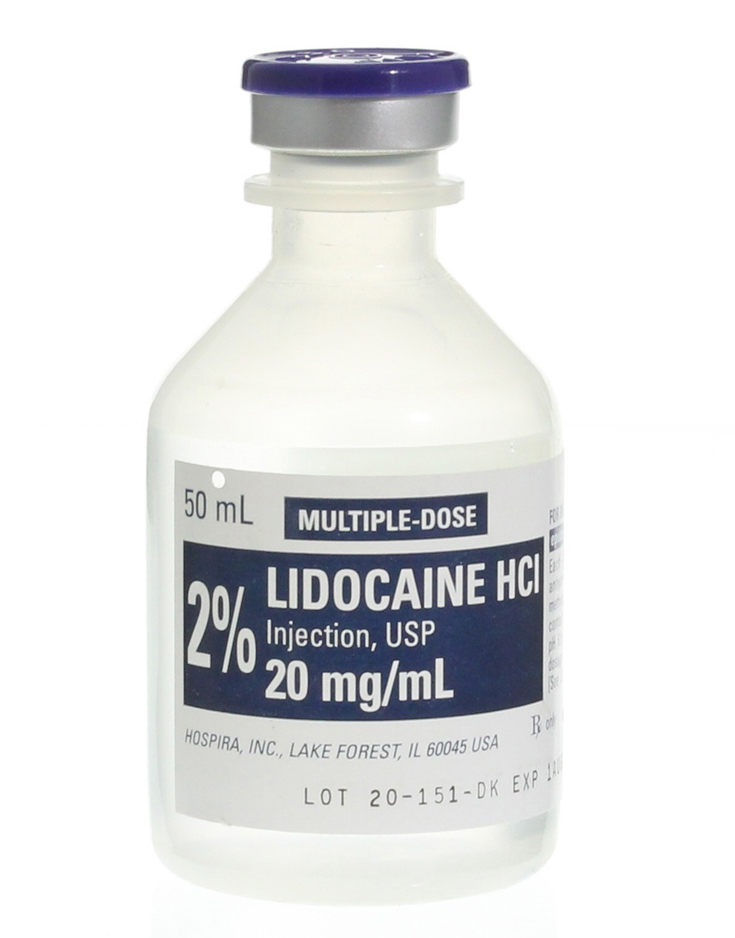 Lidocaine HCL Injection USP 2% 50mL MDV - OBGYN Supply