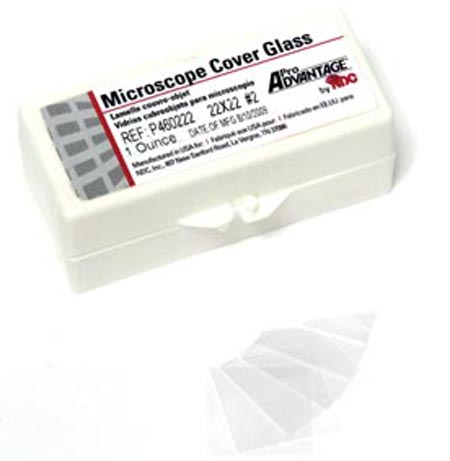 Microscope Cover Glass 22mm x 22mm | OBGYN Supply